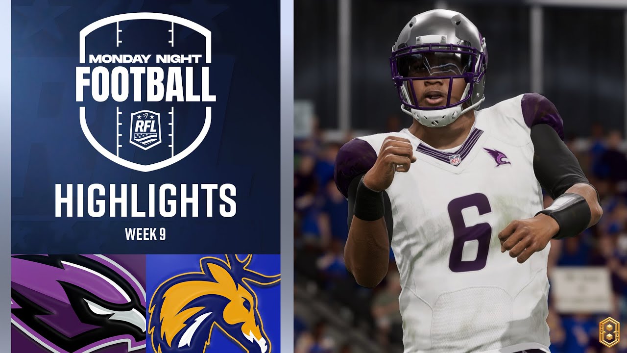 Madden 23: Condors vs Elks Week 9 Game Highlights! | RFL Season 8 - YouTube