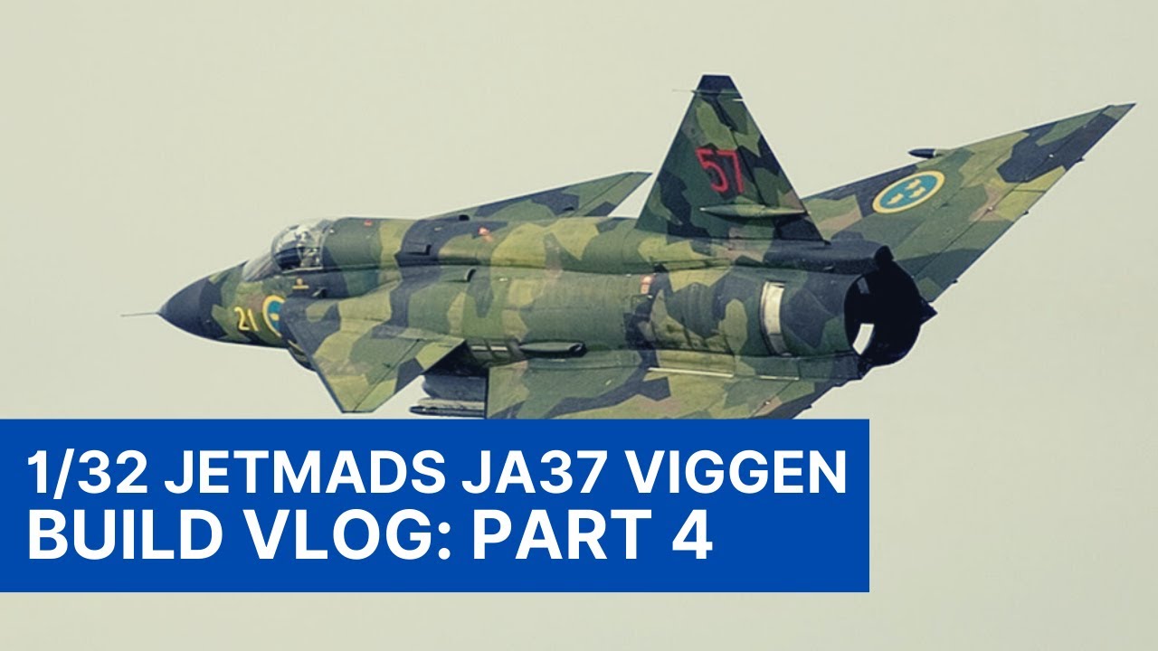 1/32 Jetmads JA37 Viggen Build Series - Part 4: Main Assembly - YouTube