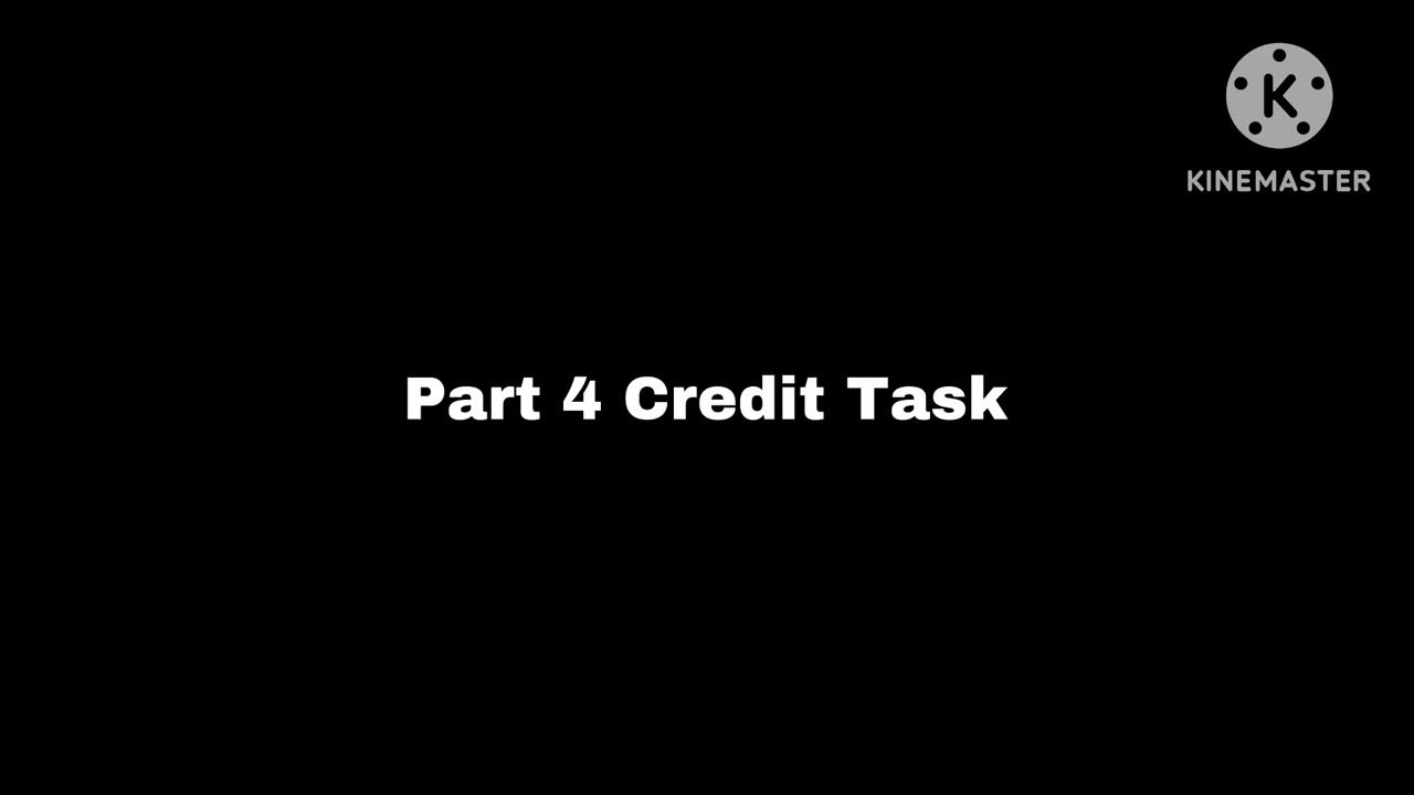 Part 4 Credit Task EEE 20003 - YouTube