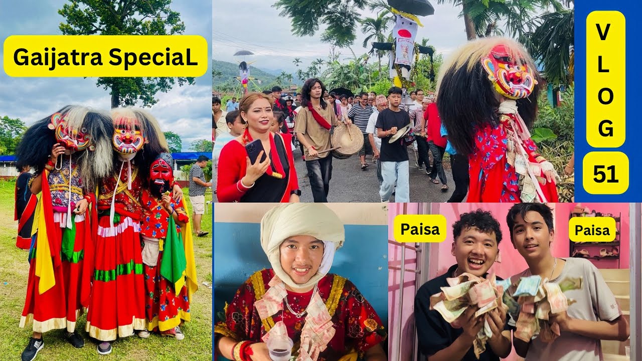 🔥Letang Gaijatra Special 2081🔥/V L O G-51/LETANG KSK VLOG/Newari ...