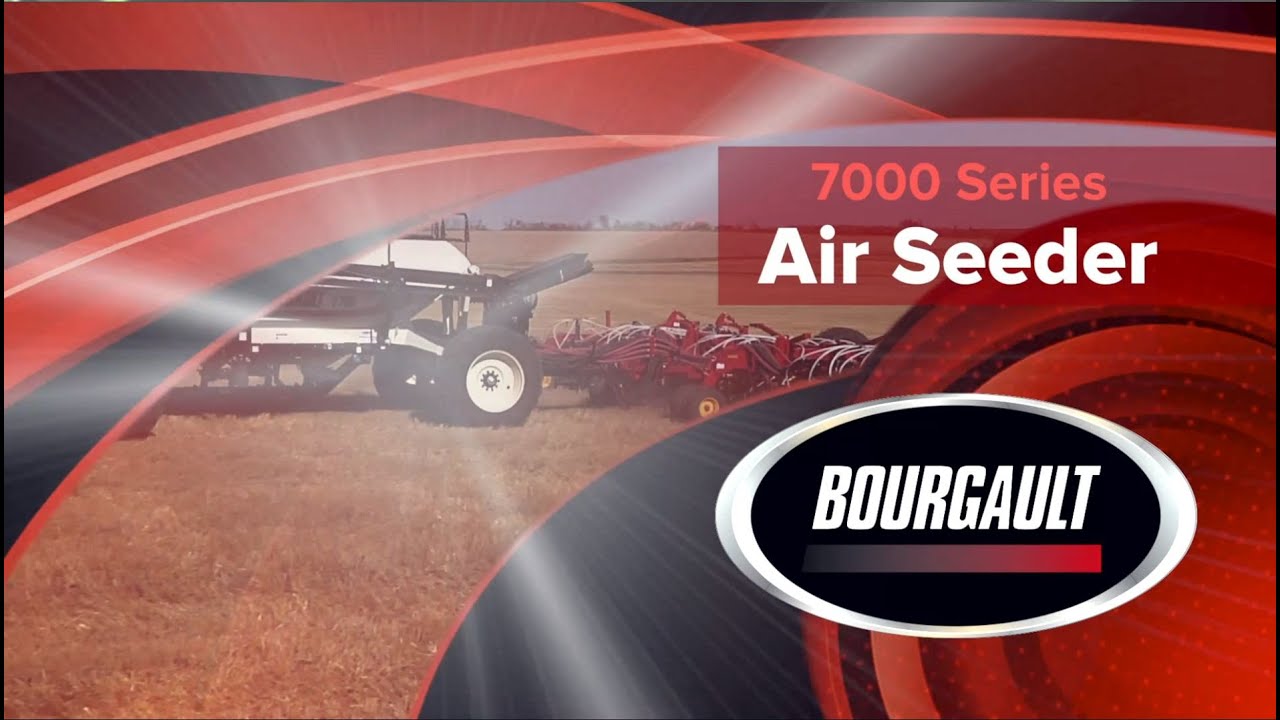Bourgault 7000 Series Air Seeder - YouTube