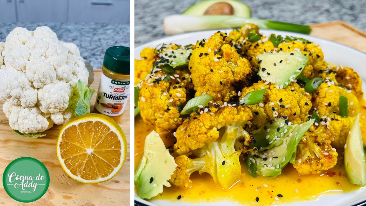 Sin Grasa Ni azúcar Adios Kilos Extra. COLIFLOR A LA NARANJA. Almuerzo ...