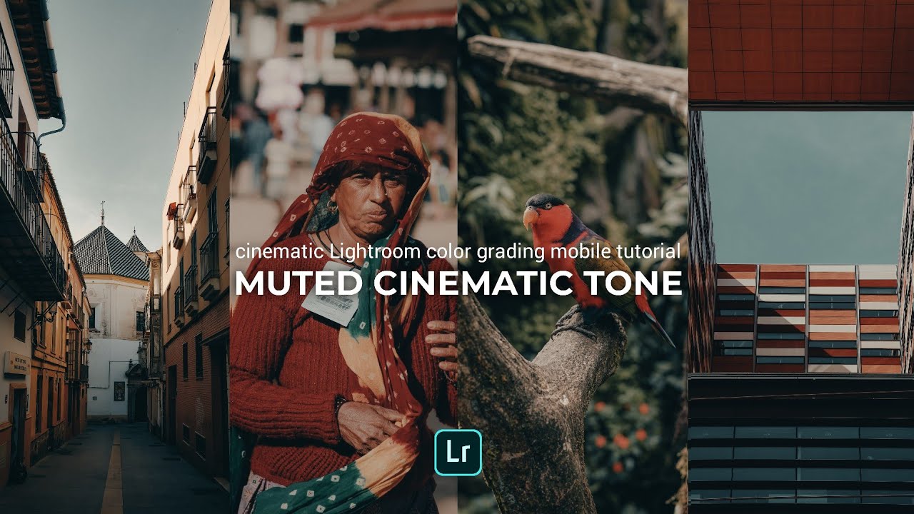 Muted cinematic colour grading | Lightroom mobile tutorial #487 - YouTube