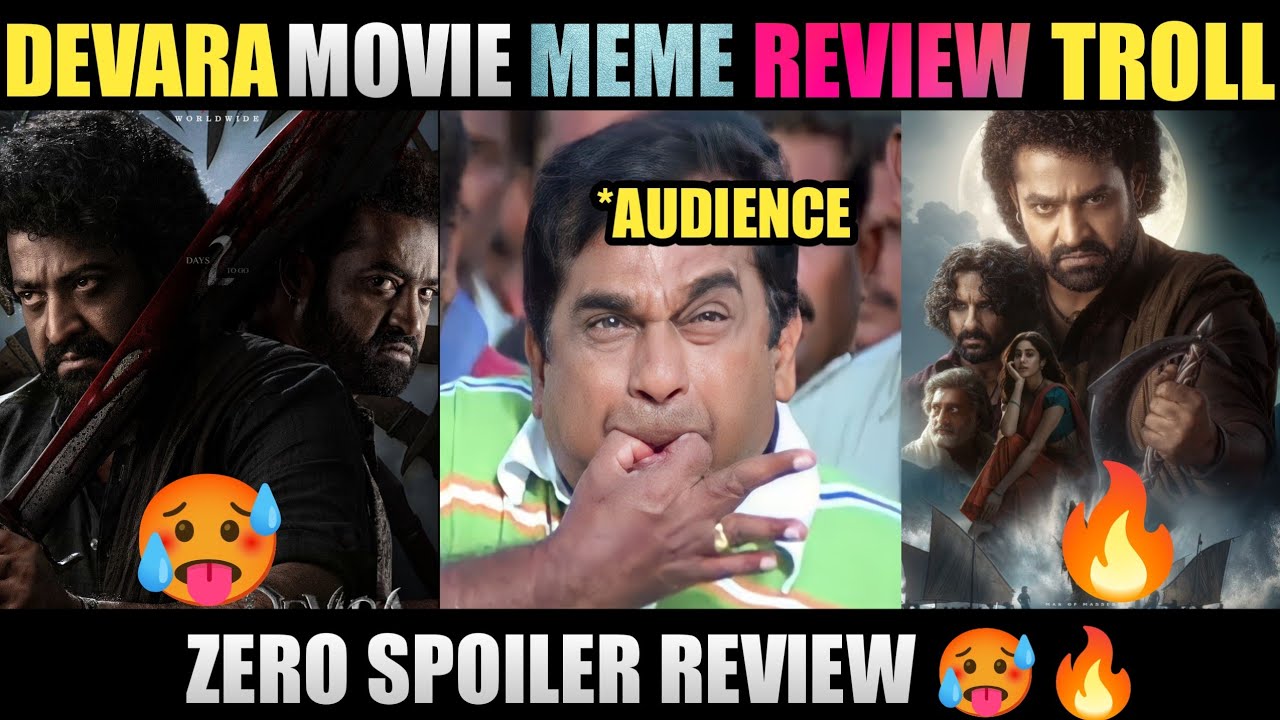 DEVARA MOVIE MEME REVIEW | DEVARA MOVIE REVIEW | DEVARA MOVIE TROLL ...