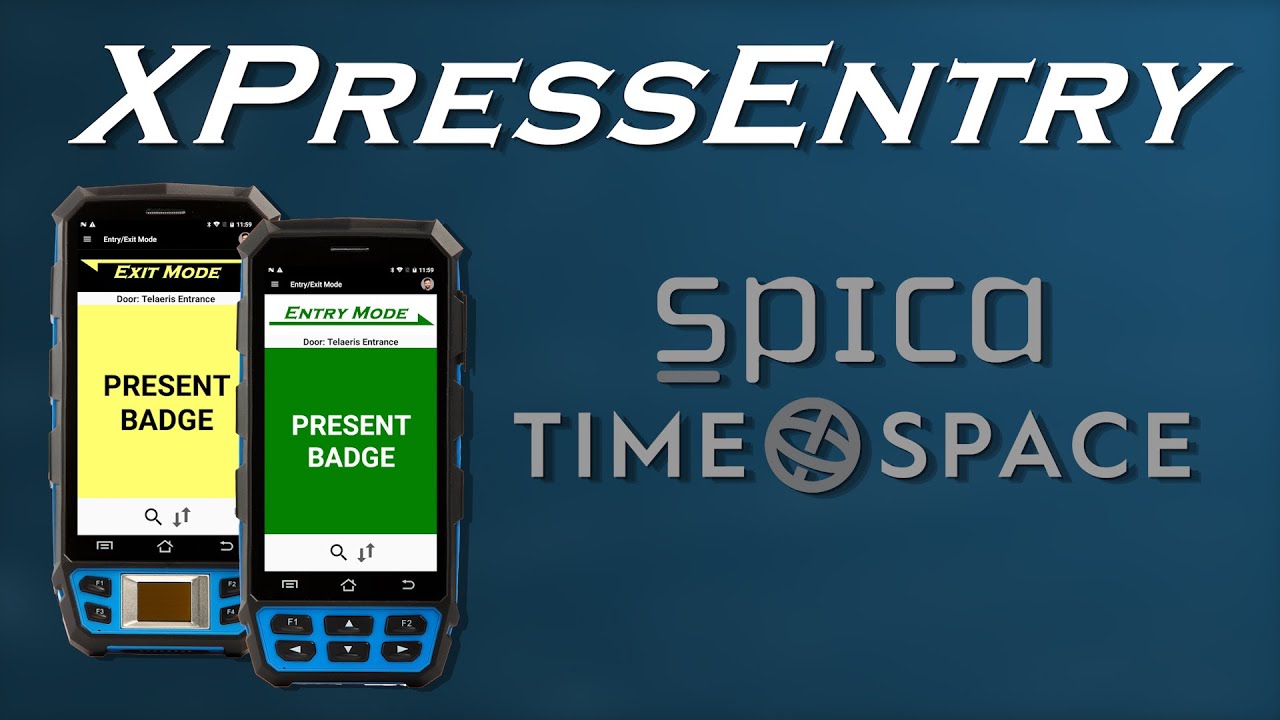 Spica Time & Space & XPressEntry Integration — Handheld Access Control & Emergency Mustering ...
