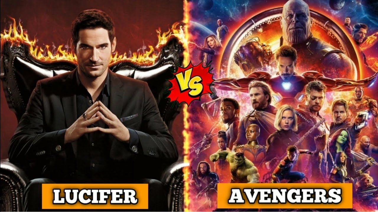 Lucifer Morningstar Vs Avengers Fight Comparison || Explain In Hundi ...