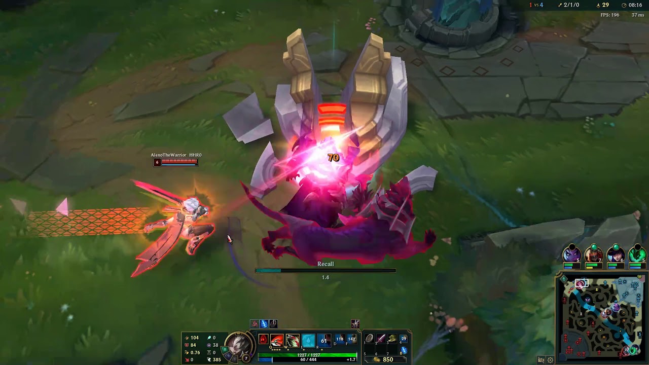 Darius new meta first try ( with hails of blades vs fiora( a fed one ...