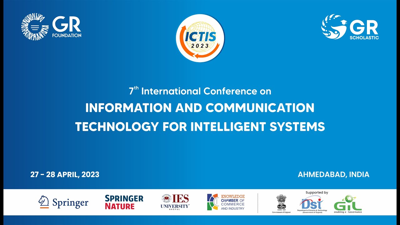 7th ICTIS 2023 | Technical Session 4A | Ahmedabad, India - YouTube