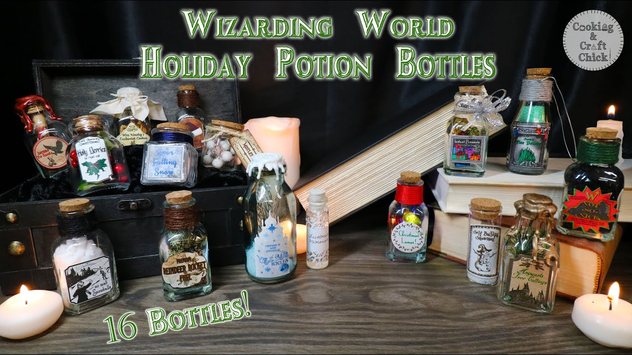 Magical Holiday Potion Bottles : Harry Potter Christmas : Winter ...
