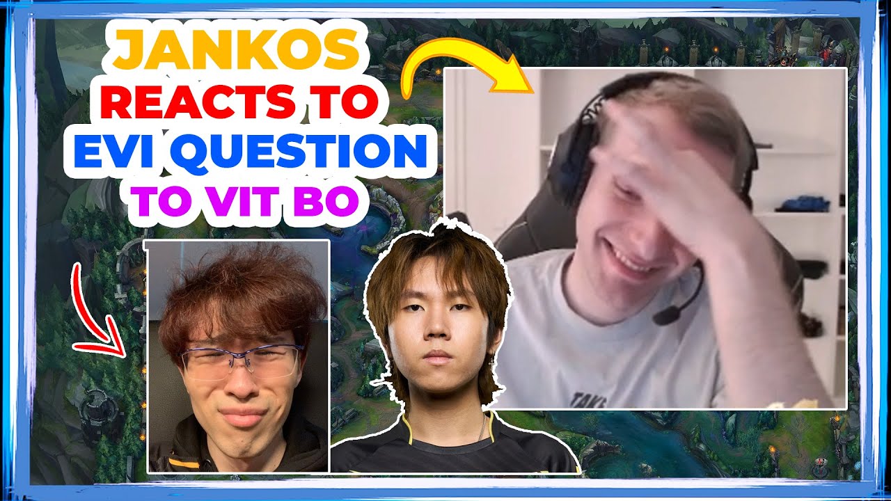 Jankos Reacts to Heretics EVI QUESTION to VIT BO in CQ 👀 - YouTube