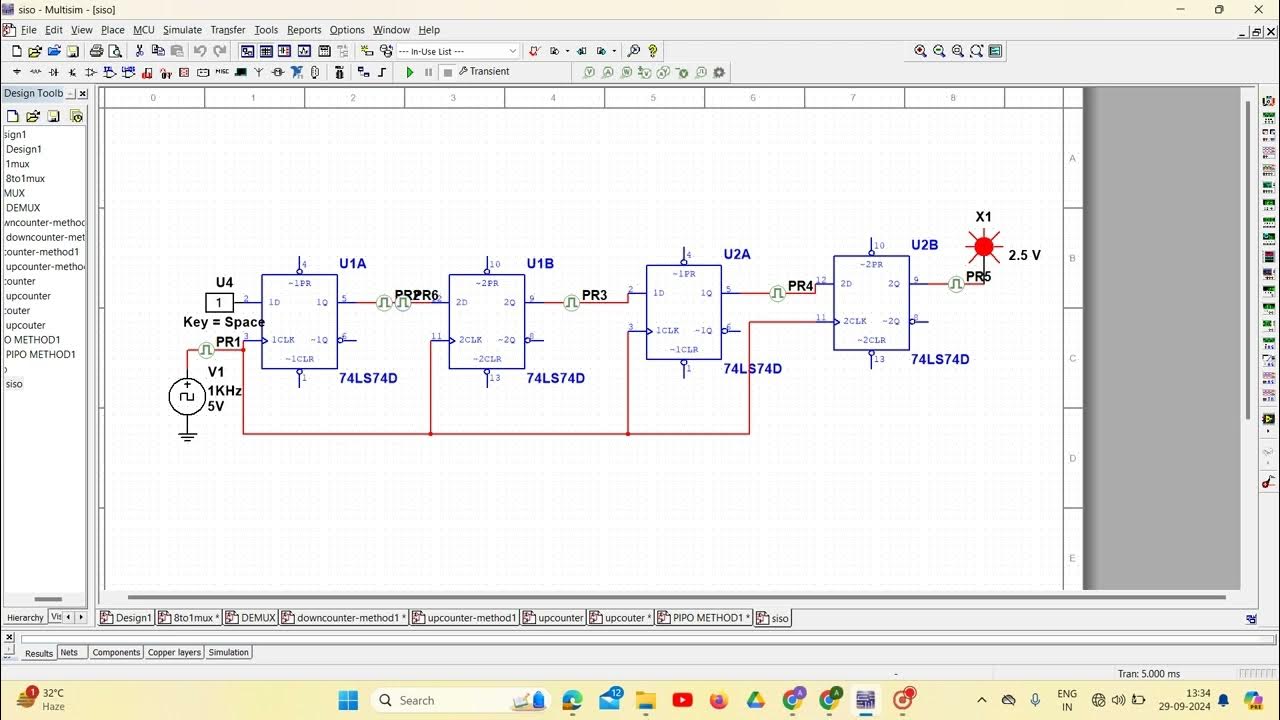 SISO Implementation using multisim software - YouTube
