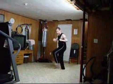 6 slide in back thrust kick - YouTube