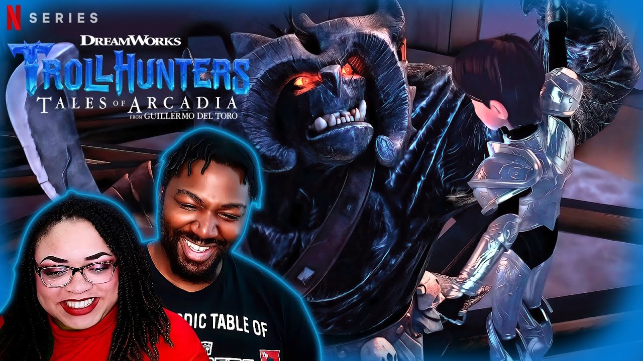 S1 EPISODE 13 & 14 | Trollhunters Reaction | Jim vs Bular - YouTube