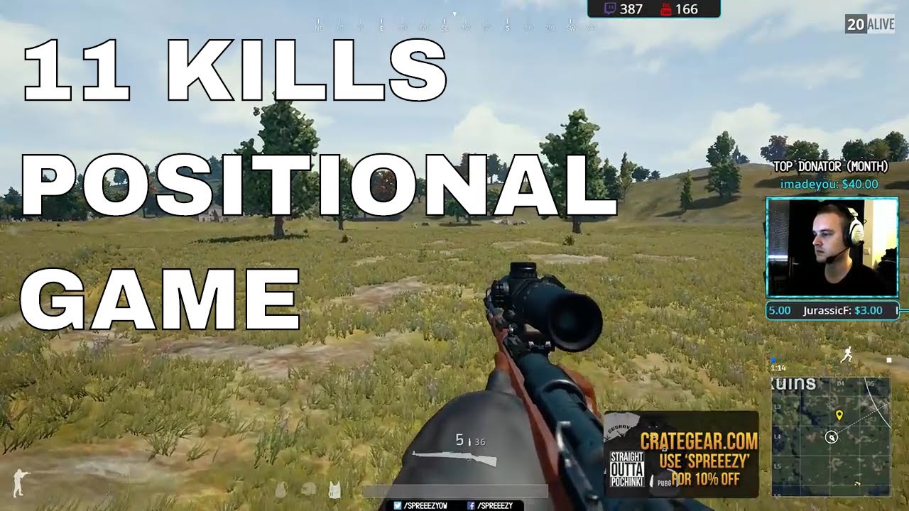 EU FPP Solo Game #13 | 11 Kills Win | Positional Game - YouTube