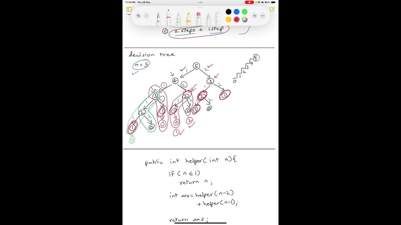 Leetcode 70 l climbing stairs l DP basics - YouTube
