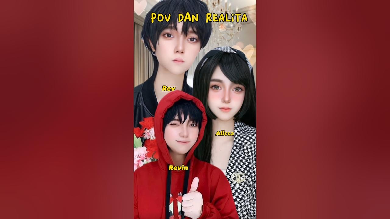 Wajah Asli Rev Alicca dan Revin #pov #shorts - YouTube