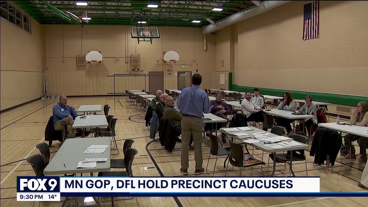 MN GOP, DFL hold precinct caucuses - YouTube
