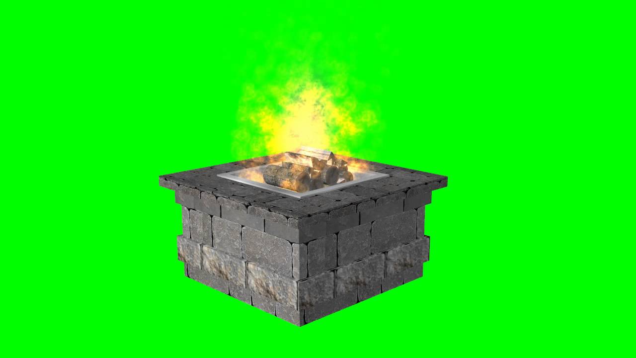 fire pit with animated flames - "Chroma Key Effects" - YouTube