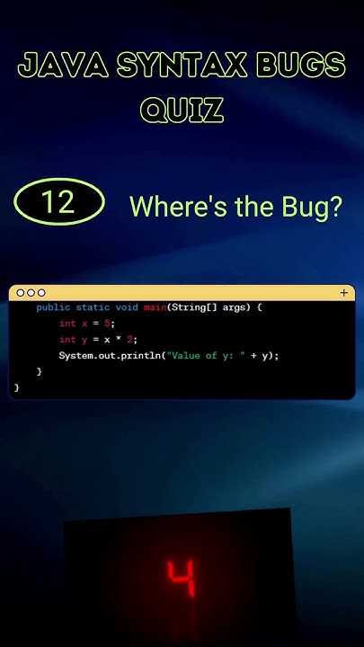 Java Bug Hunt Quiz 12: Can You Spot the Glitch? | Coding Challenge #javaprogramming #bughunt ...