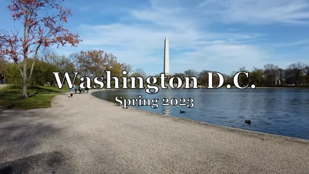 Washington DC Spring 2023 B-Roll 4K- No Copyright - YouTube