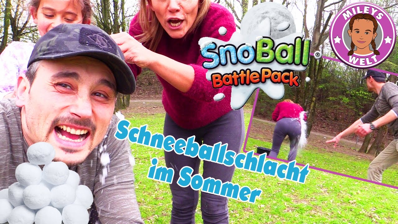 SnoBall BATTLE PACK - Schneeball Schlacht im Sommer ??? | MILEYS WELT ...