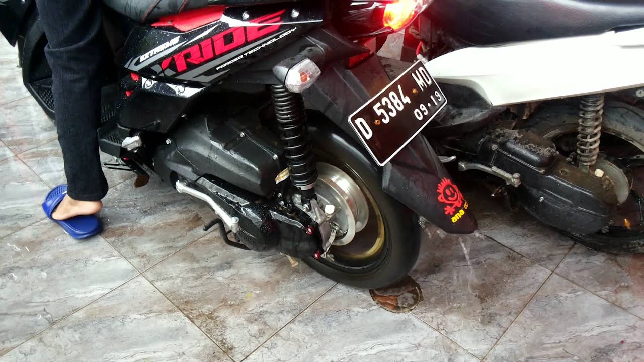 Yamaha x ride bore up 200c freestyle - YouTube