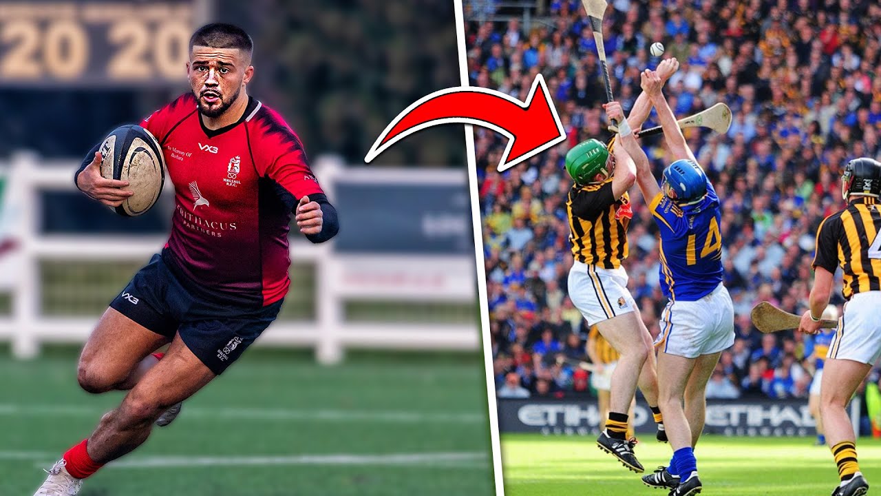 Rugby Player Tries These CRAZY Irish Sports! - YouTube