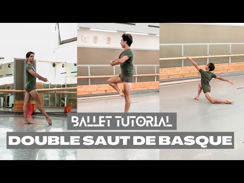 BALLET TUTORIAL | DOUBLE SAUT DE BASQUE | MALE BALLET TECHNIQUE - YouTube