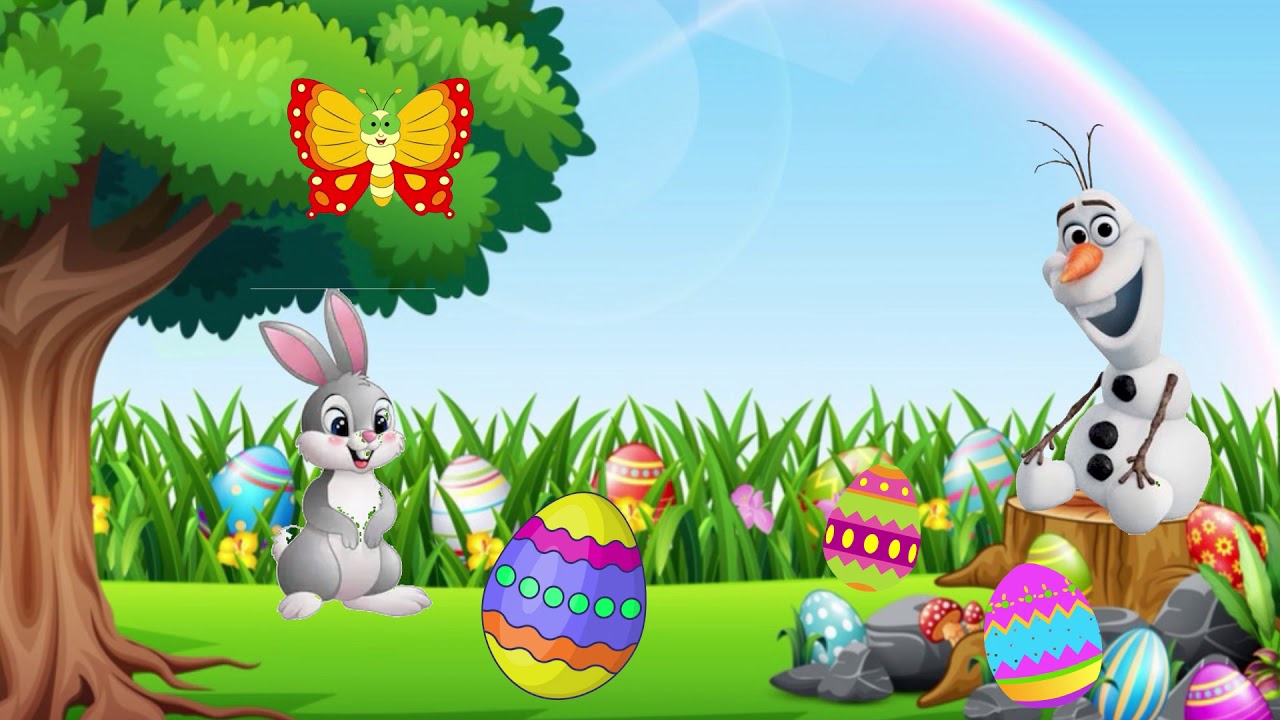 Elsa and her assistant Olaf with the Easter Bunny! :) - YouTube