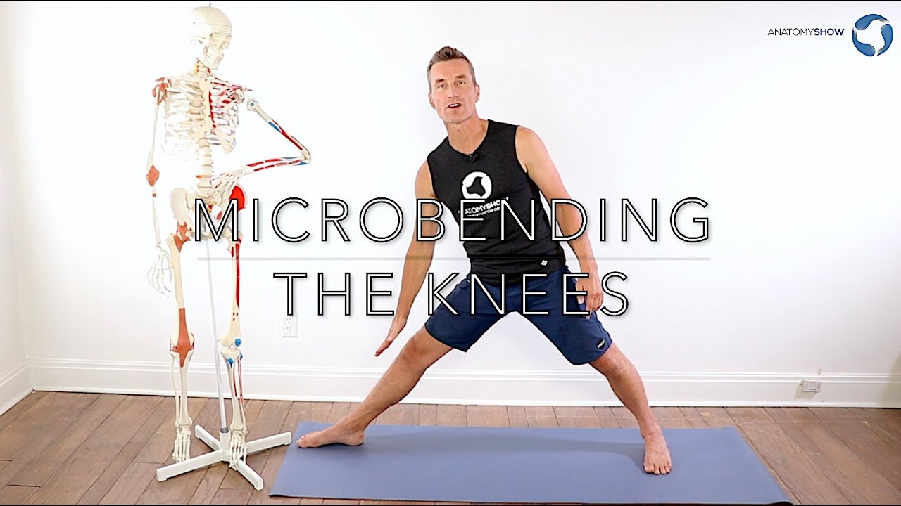 Triangle Pose - How and When to Microbend the Knees - YouTube