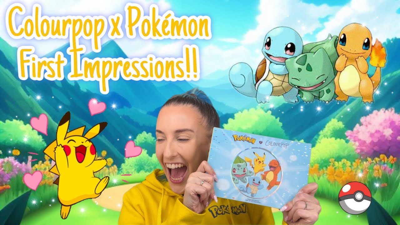 Colourpop x Pokémon First Impressions!! - YouTube