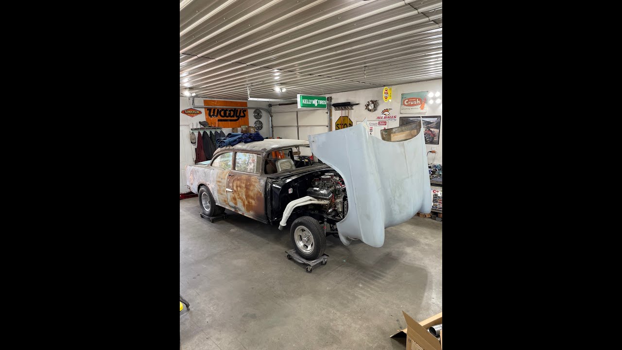 1955 Chevy Gasser. Tri-Five gasser. - YouTube