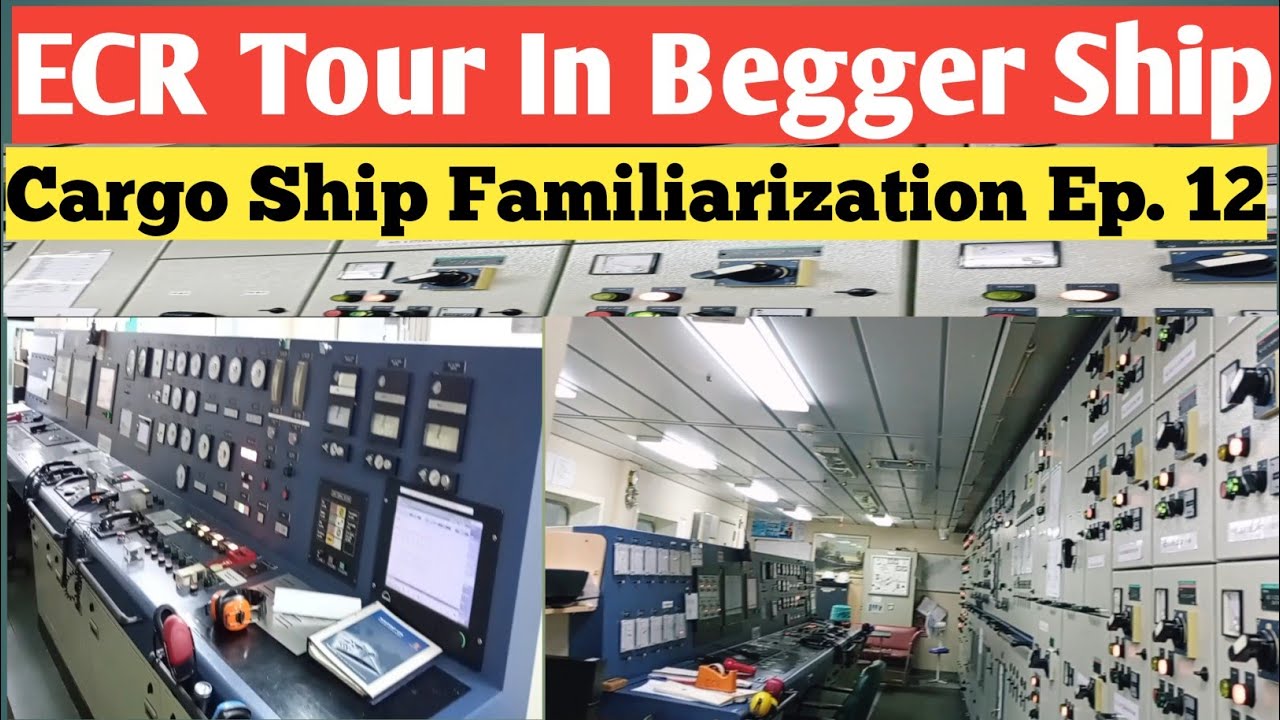 Engine Control Room Tour In Sueazmax Ship | ECR Familiarisation On ...