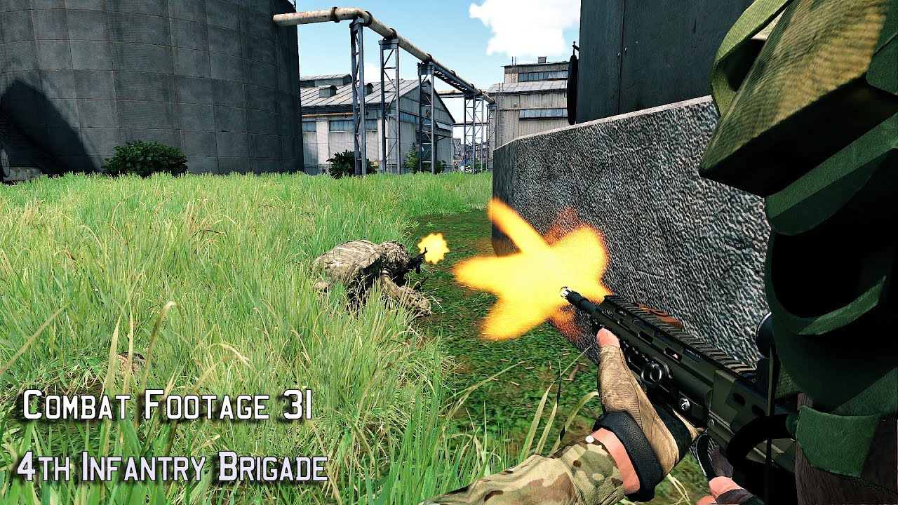 Combat Footage 31 - 4th Infantry Brigade Arma 3 - YouTube