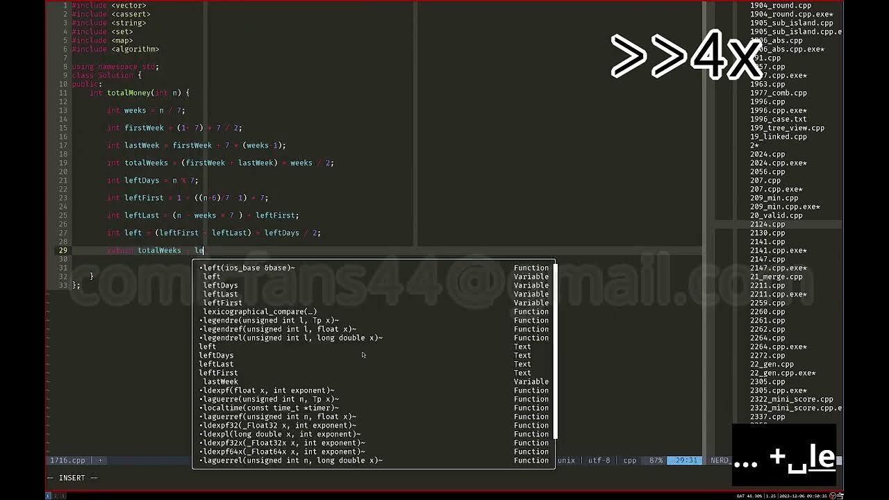 leetcode 1716 Calculate Money in Leetcode Bank - YouTube