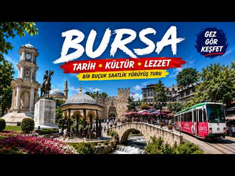 BURSA Walking Tour 🇹🇷 | Historic City Center, Grand Mosque, Koza Han & Ottoman Heritage