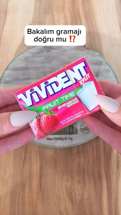 Vivident Xylit 22,4 gram yazıyor bakalım doğru mu ⁉️ - YouTube