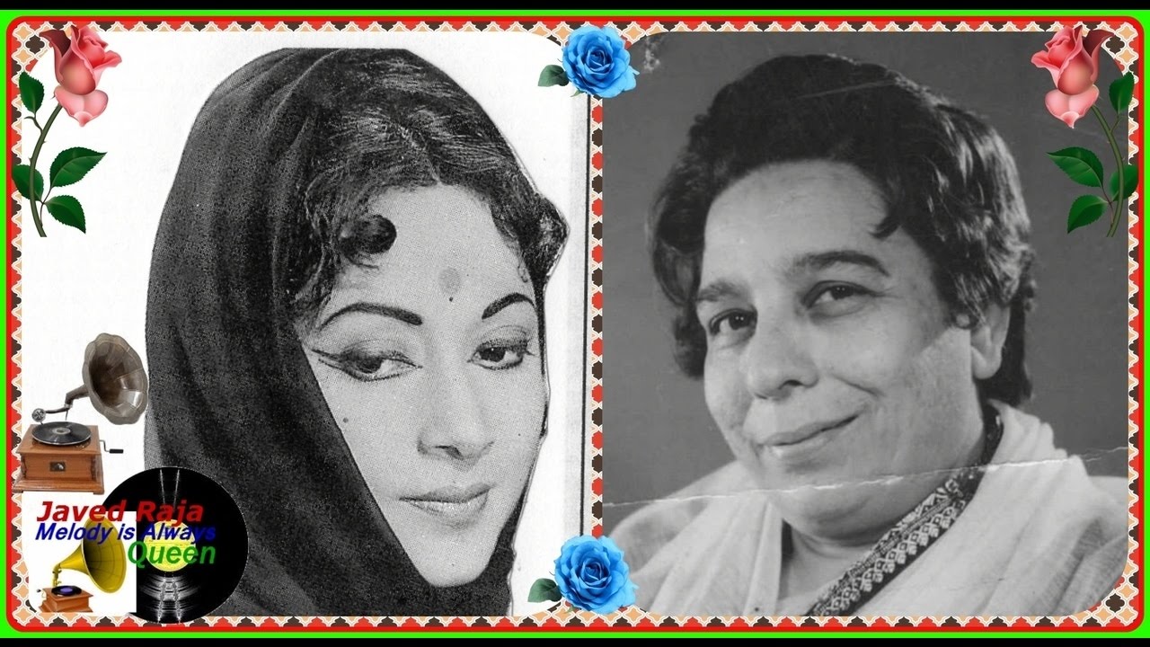 GEETA ROY & SHAMSHAD B-ACTRESS-1948-Ankhon Ankhon Mein Woh Dil Ki Baat ...
