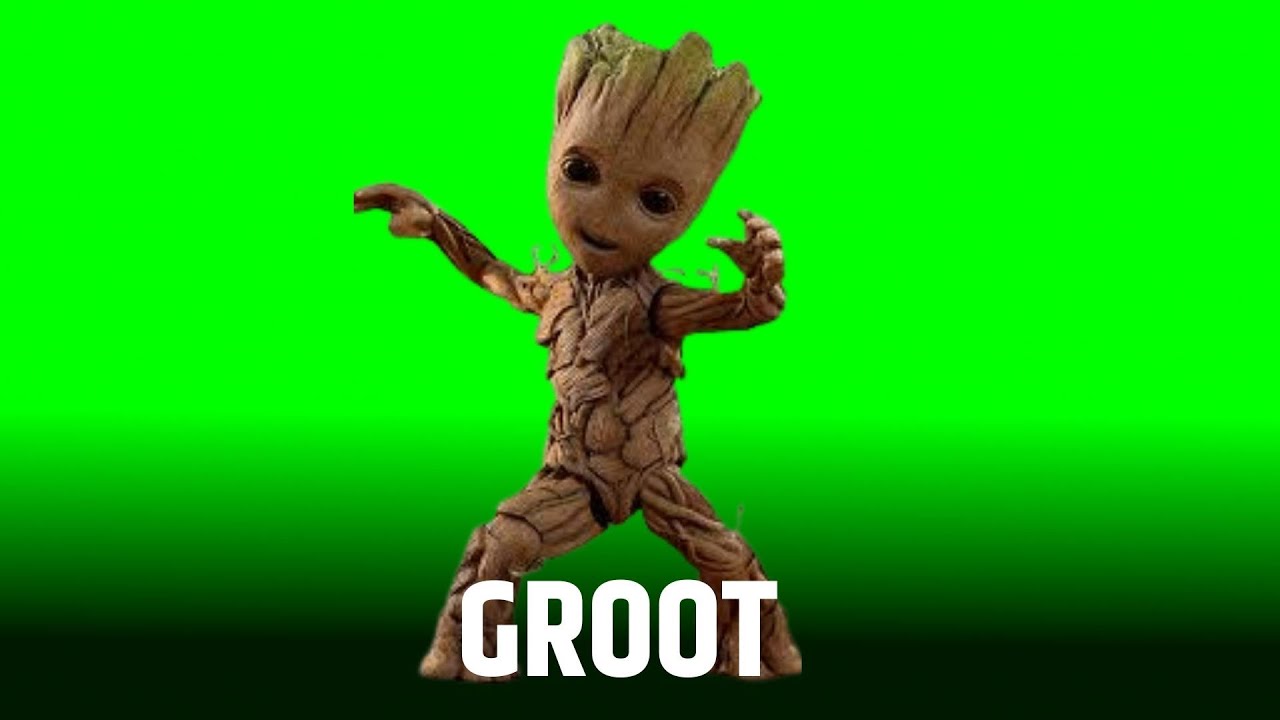 GROOT || MARVEL || CHROMA KEY || GREEN SCREEN || CONTENT FOR CREATORS ...