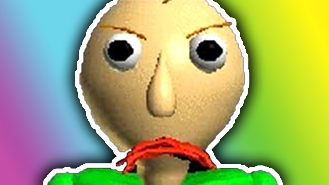 MY SCARY TEACHER IS CHASING ME - Baldi's Basics - YouTube
