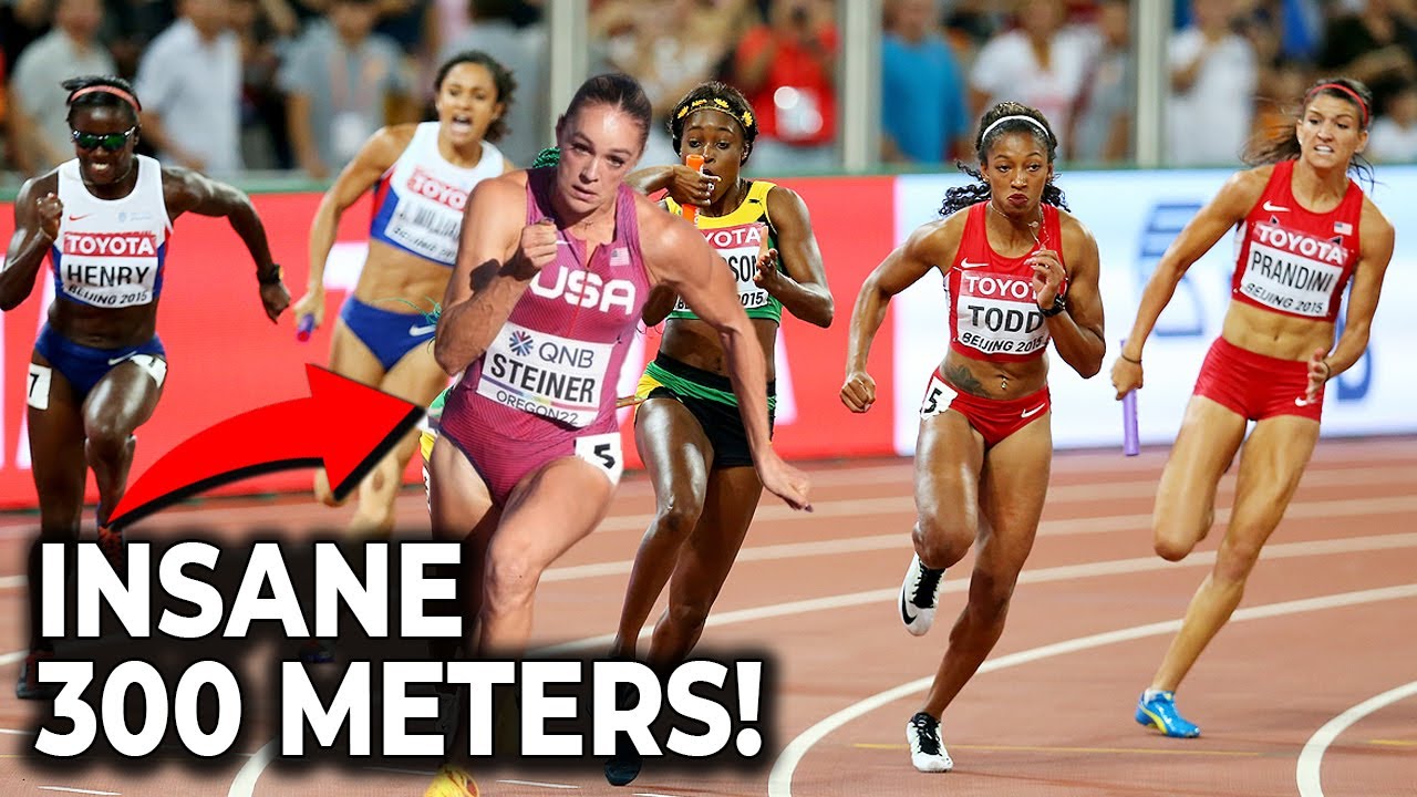 Something INSANE Just Happened In The Female's 300 Meters - Abby ...