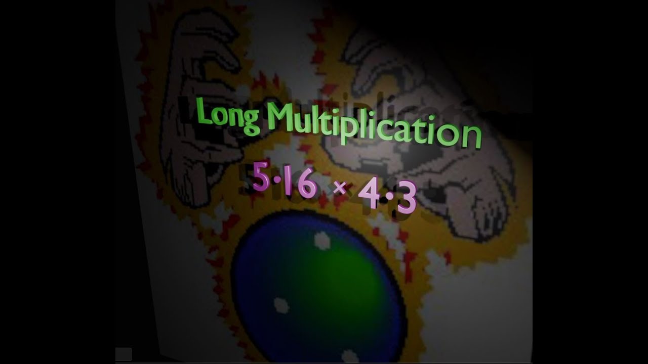 Long multiplication of decimals MaT1010.3 - YouTube
