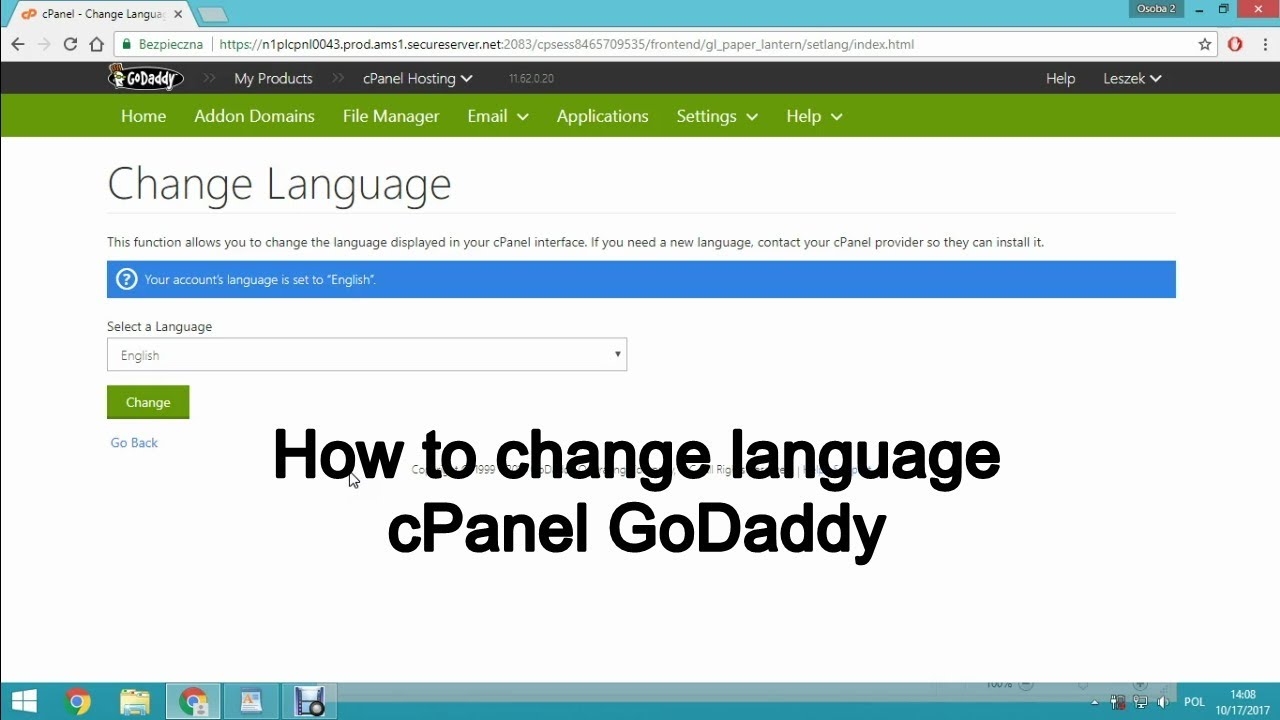 How To Change Language CPanel GoDaddy YouTube how-to-change-language-cpanel-godaddy-youtube