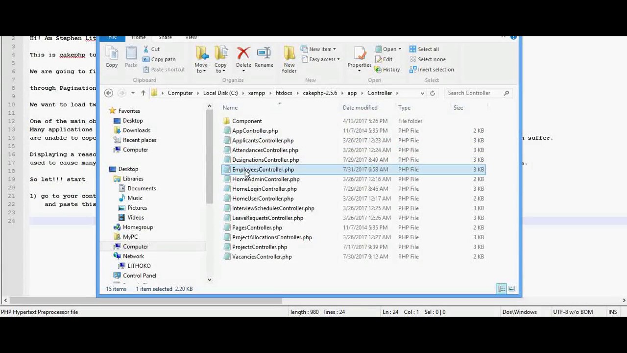 Pagination In Cakephp Youtube