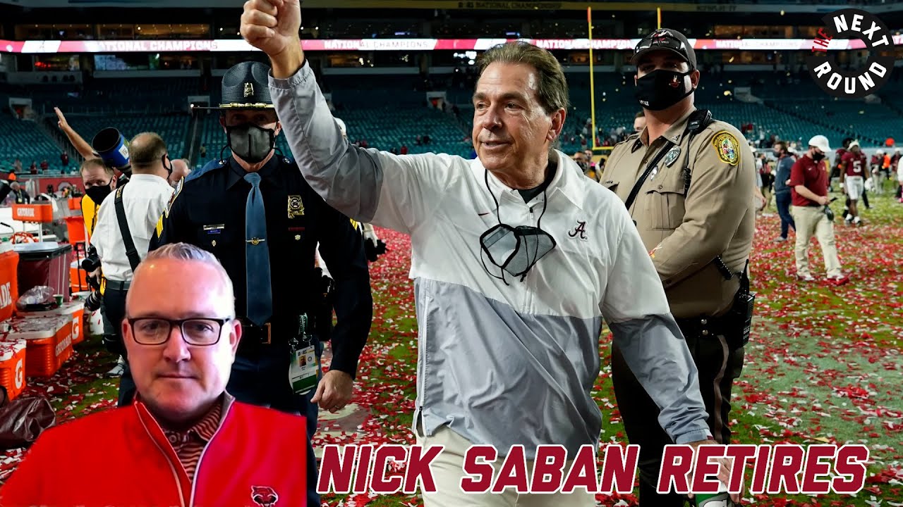 Alabama Head Coach Nick Saban Retires | Jeff Purinton Reacts - YouTube
