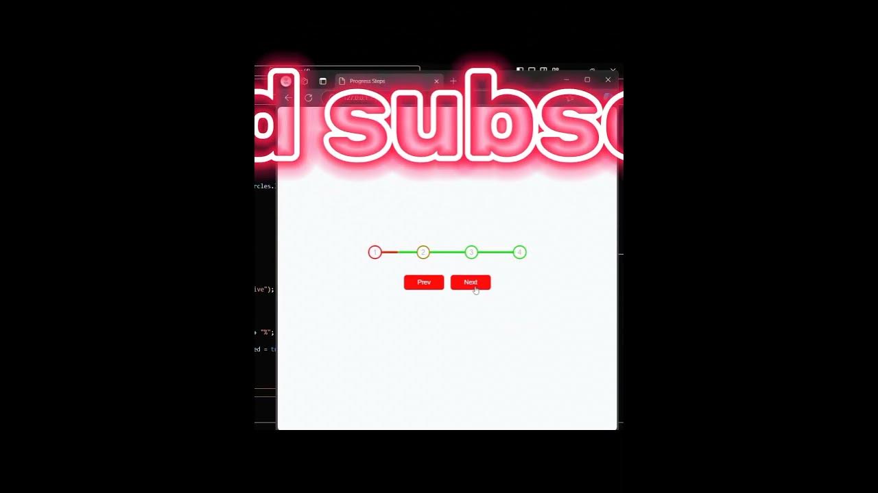 Progress Steps Appdeveloper Coding Coder Htmlcssjavascript