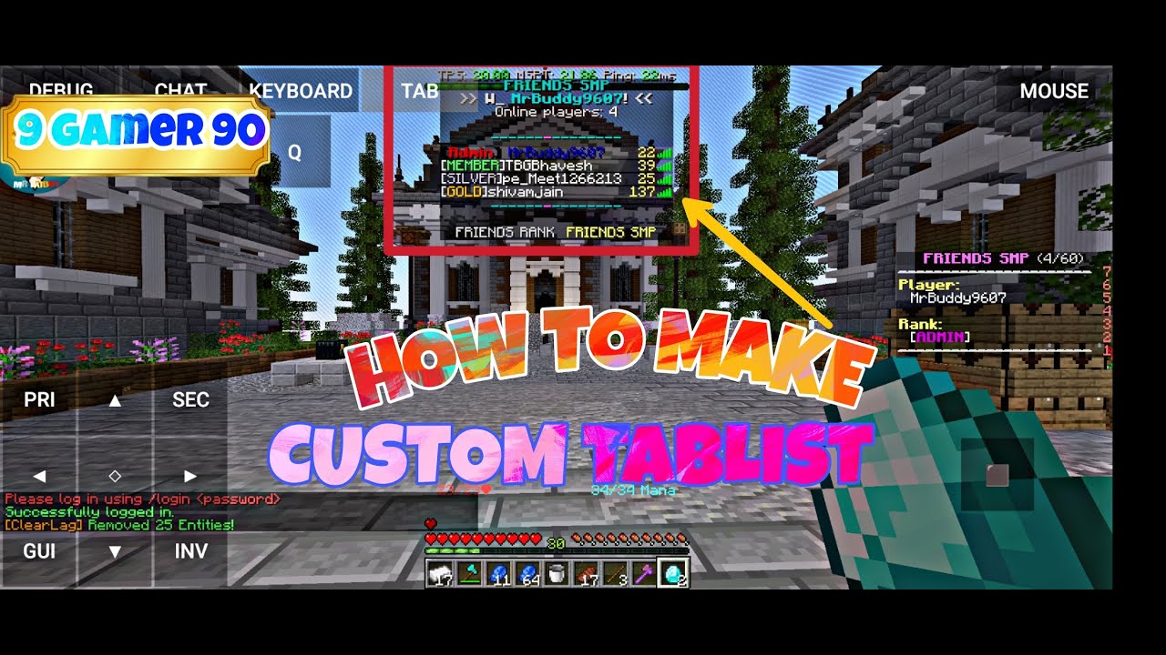 How To Customize Your TAB List On Your Minecraft Server 1.19 [like ...