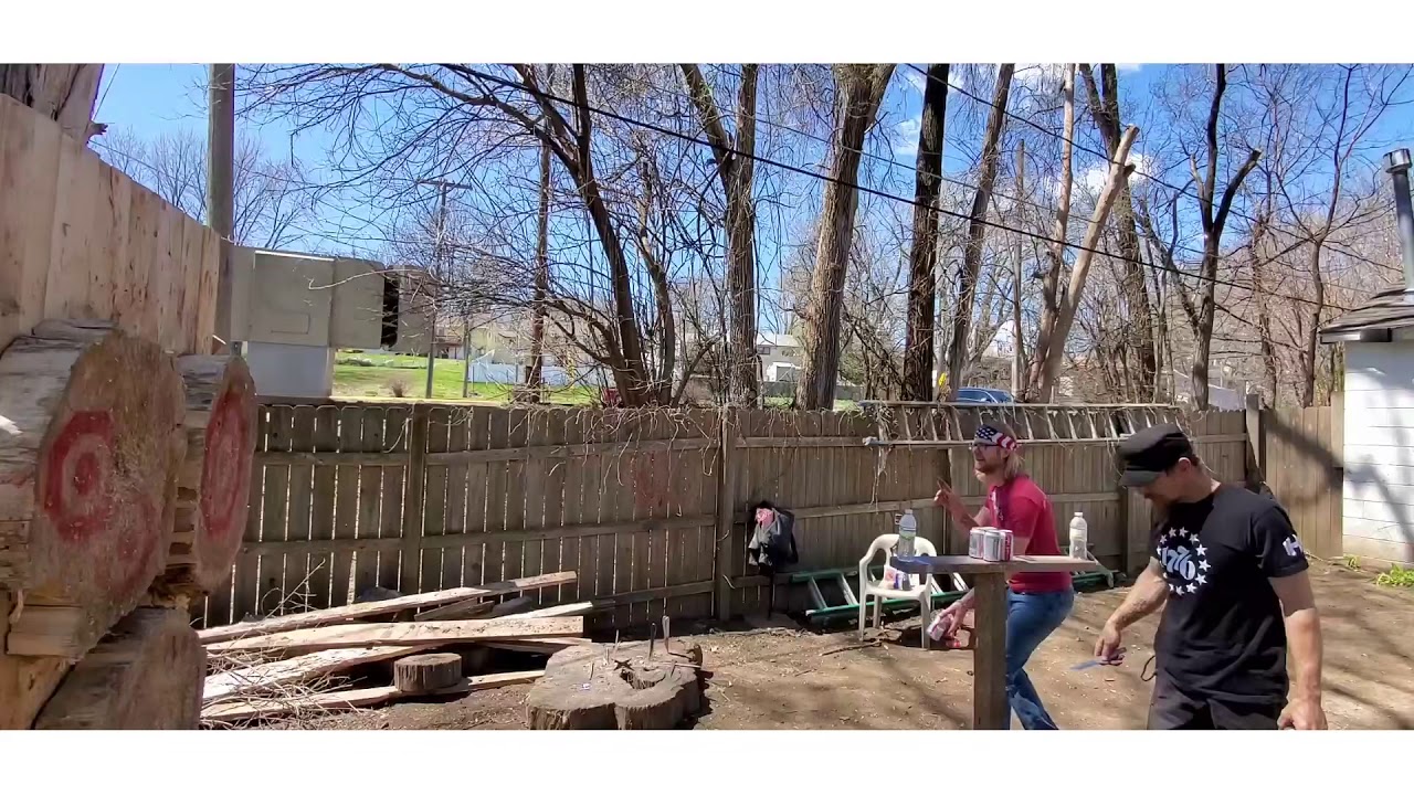 First Ever Tandem, Cross Target, No Spin, Trick Shot - YouTube