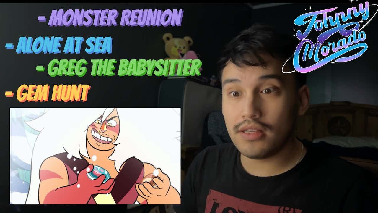 Steven Universe Reaction - Monster Reunion, Alone at Sea, Greg the ...