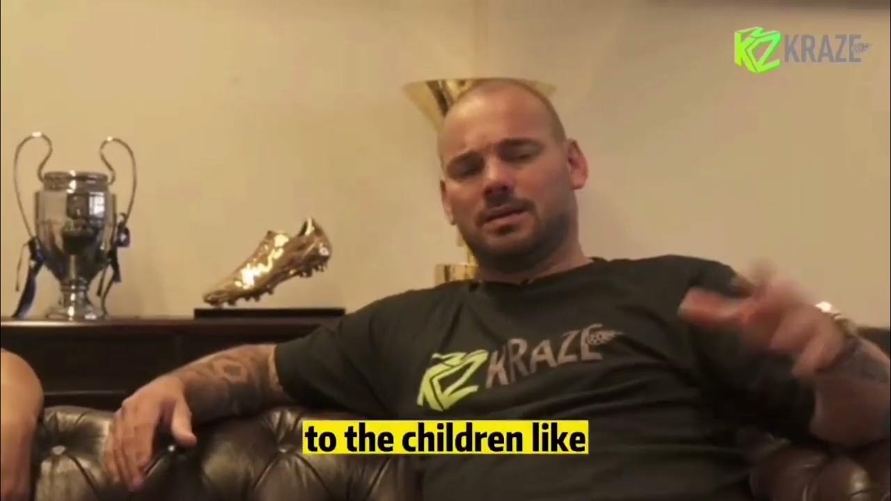 What does the Dutch professional footballer Wesley Sneijder said? - YouTube
